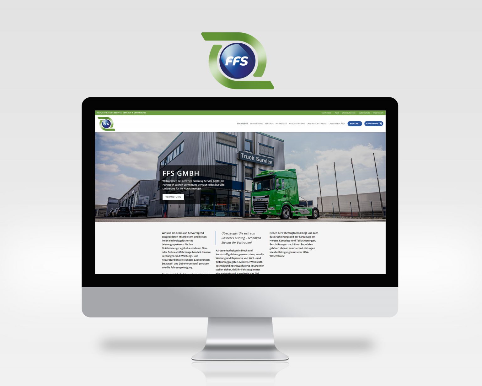 FFS GmbH - Website & Logo Relaunch durch Justawesome